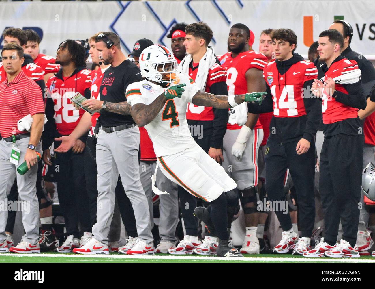 December 31, 2025 Miami (FL) Hurricanes running back Mark Fletcher Jr ...