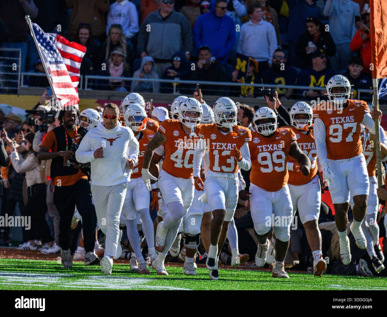 December 31, 2025: Texas Longhorns head coach Steve Sarkisian leads the ...