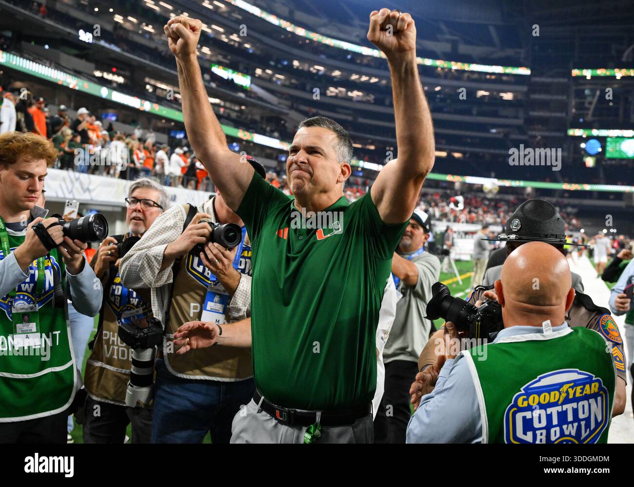 December 31, 2025 Miami (FL) Hurricanes head coach Mario Cristobal ...
