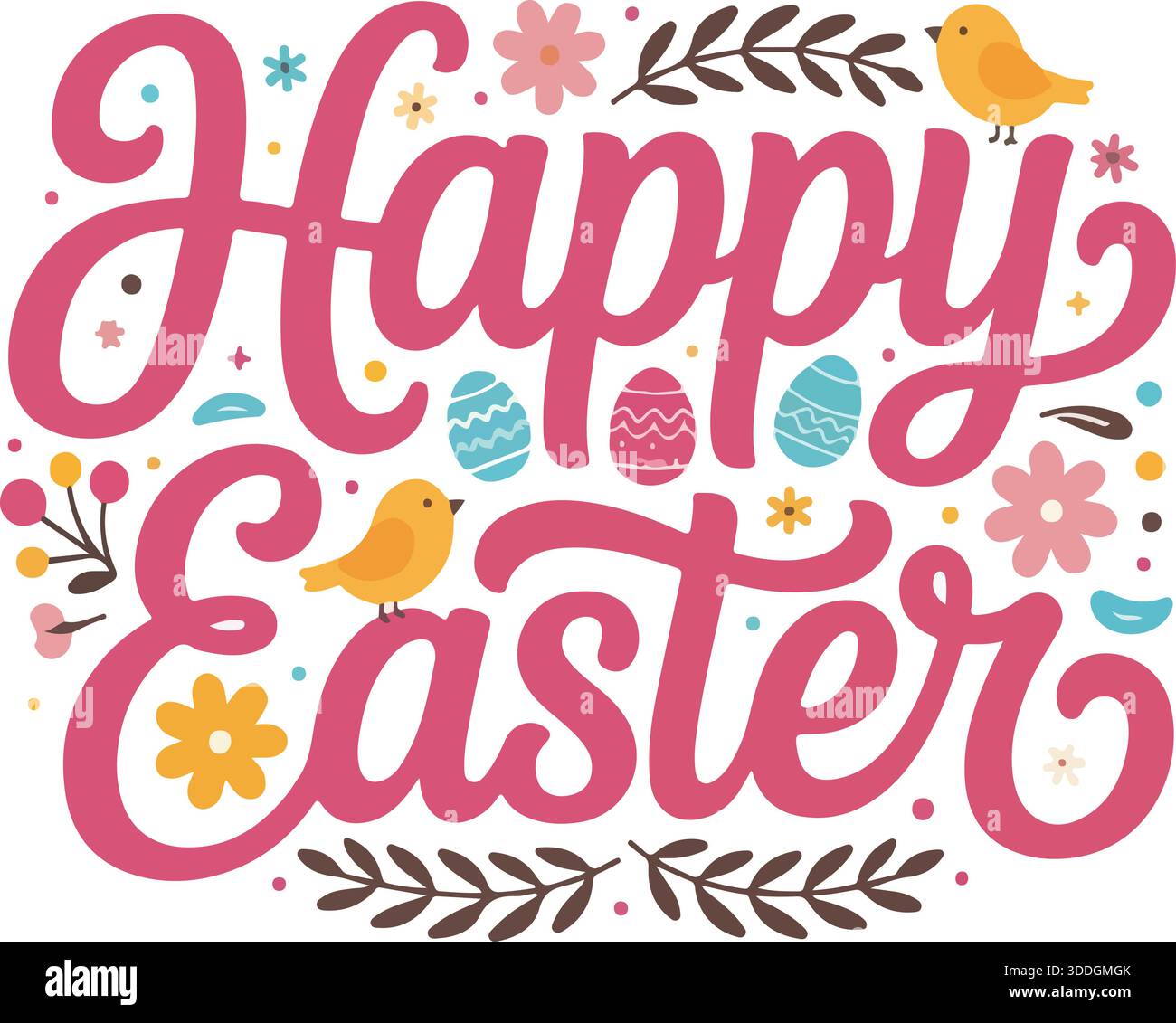Easter layout Stock Vector Images - Alamy