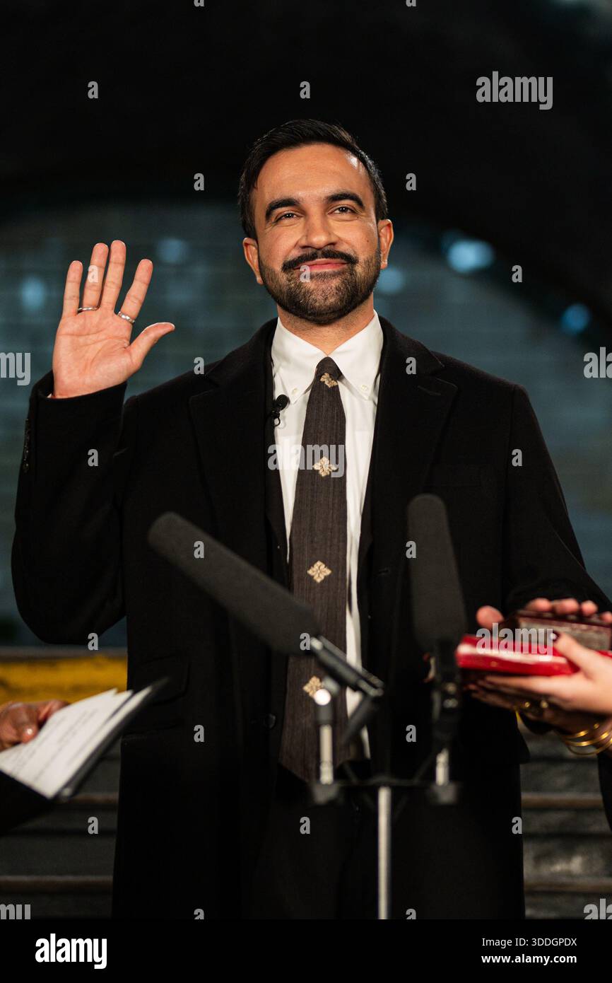 Zohran mamdani mayor elect hi-res stock photography and images - Alamy