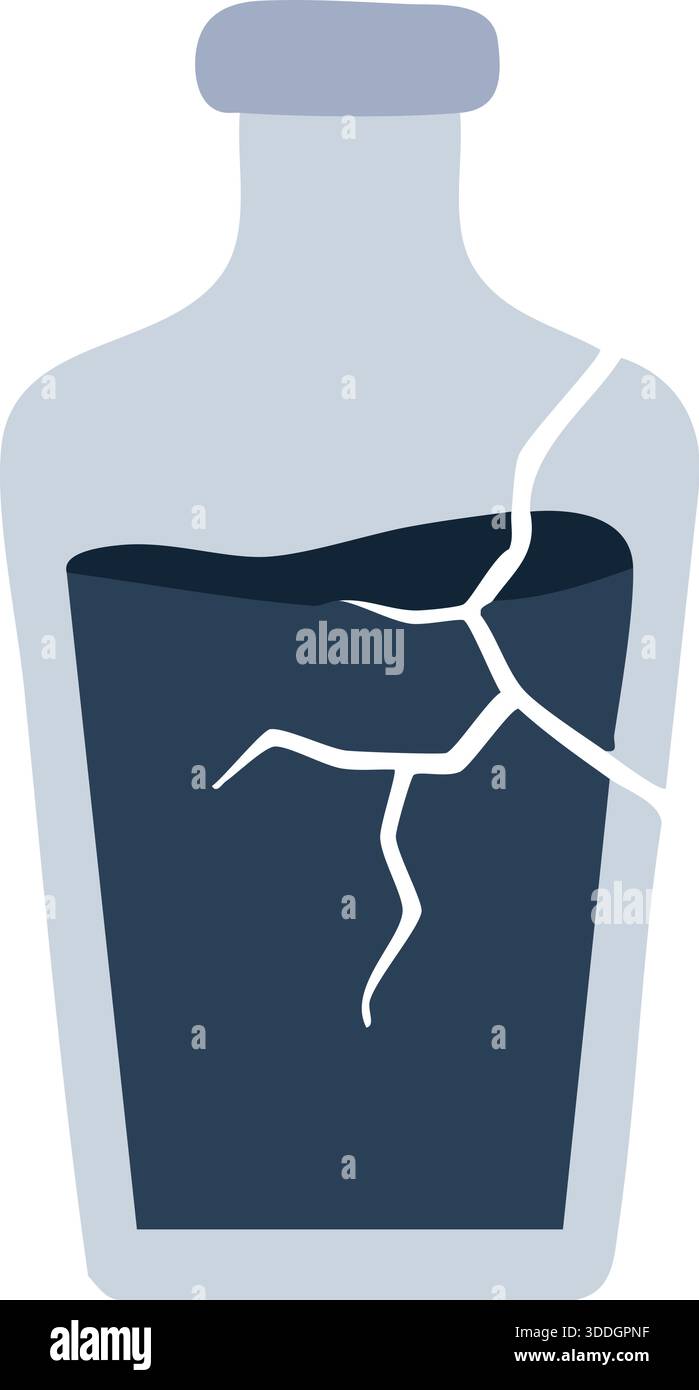 Glass bottle surface Stock Vector Images - Alamy