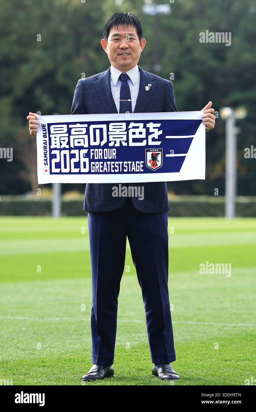 Hajime Moriyasu, head coach of the Japan national football team ...