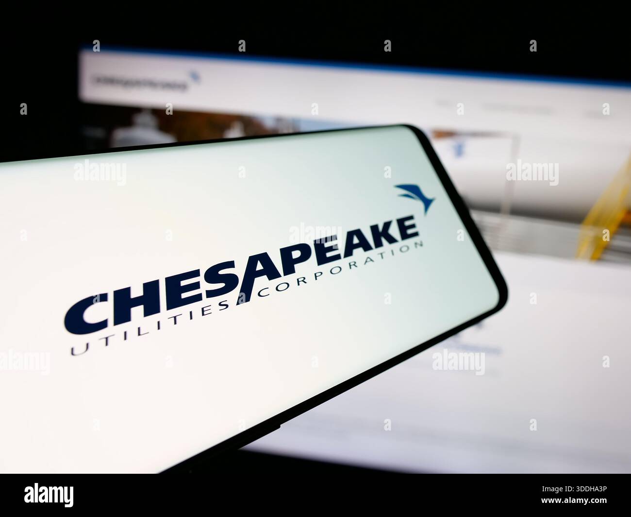 In this photo illustration, a smartphone with the logo of US company ...