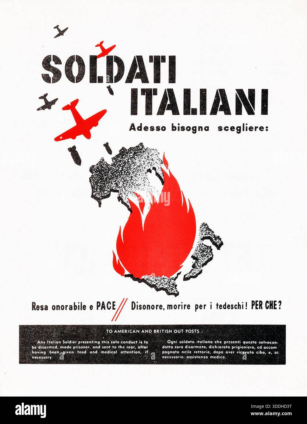 Propaganda dropped from airplanes hi-res stock photography and images ...