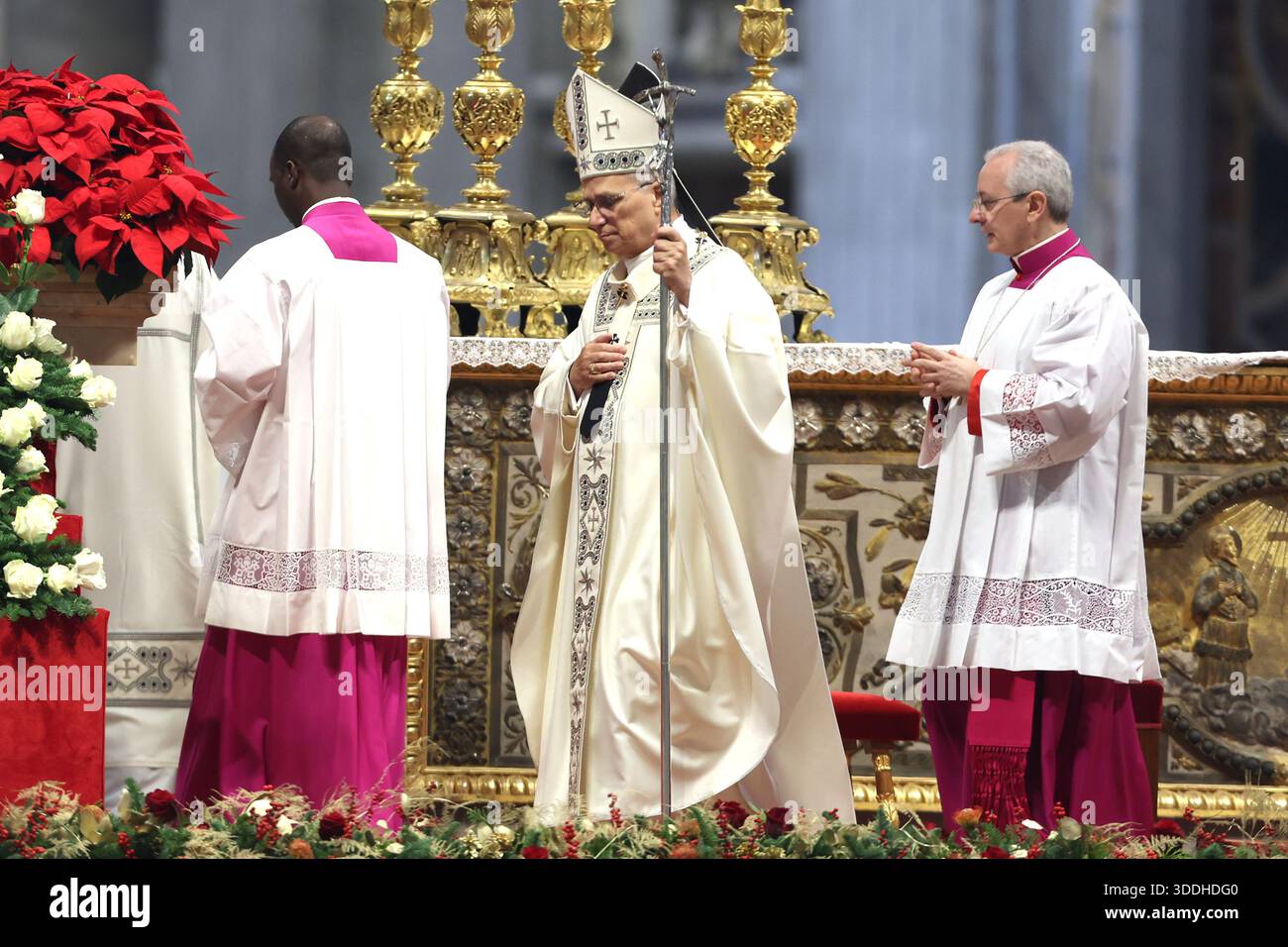 Vatican City - Italy, January 1, 2026: Pope Leo XIV presides over the ...
