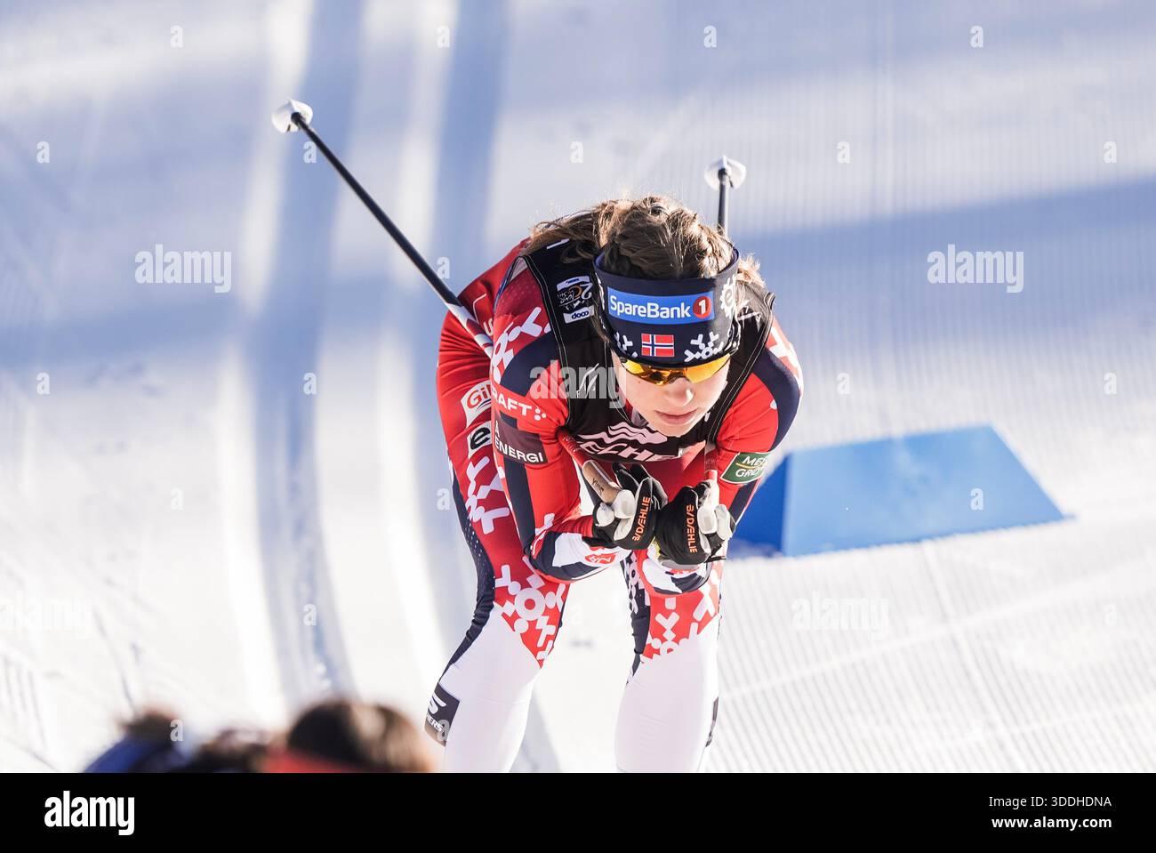 Toblach, Italy 20260101. Eva Ingebrigtsen during the 20 km pursuit ...