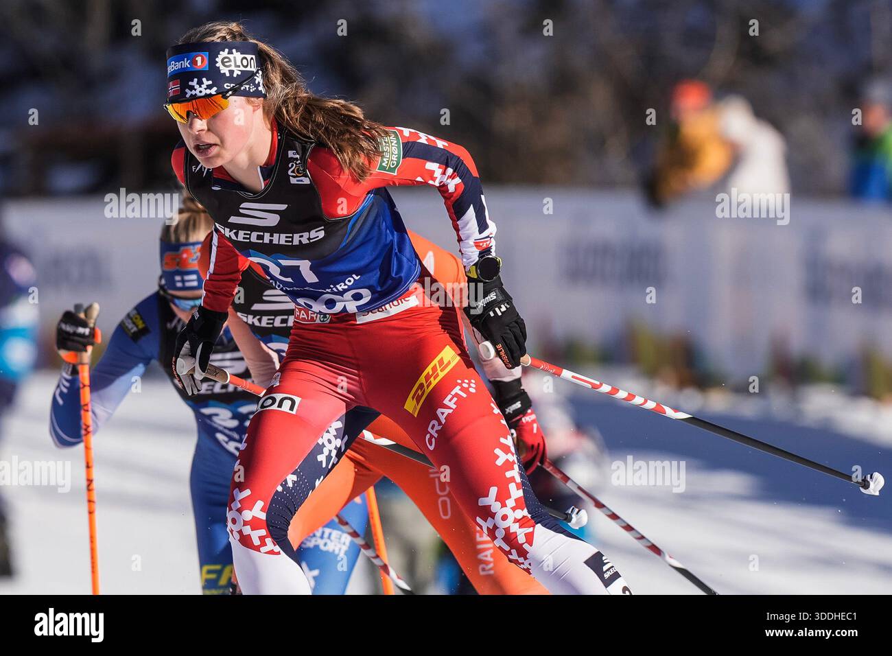 Toblach, Italy 20260101. Eva Ingebrigtsen during the 20 km pursuit ...