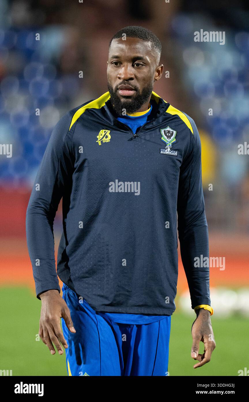 Shavy Babicka of Gabon during the Africa Cup of Nations (CAN) 2025 ...