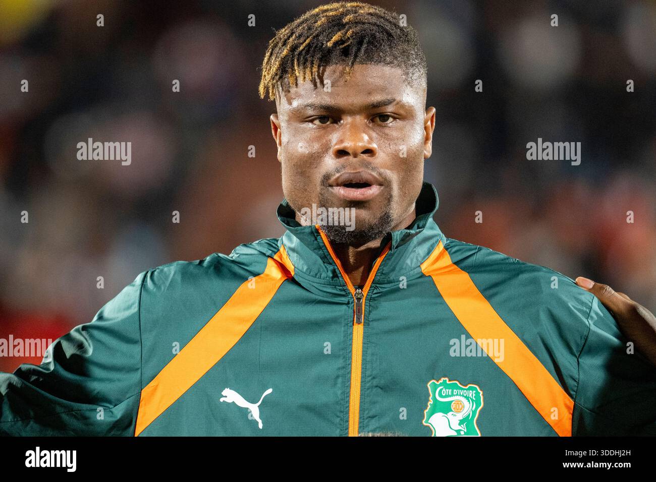 Emmanuel Agbadou of Côte d’Ivoire during the Africa Cup of Nations (CAN ...
