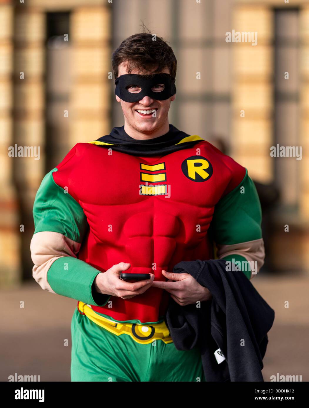 Darts fans arriving in fancy dress on day eighteen of the Paddy Power ...