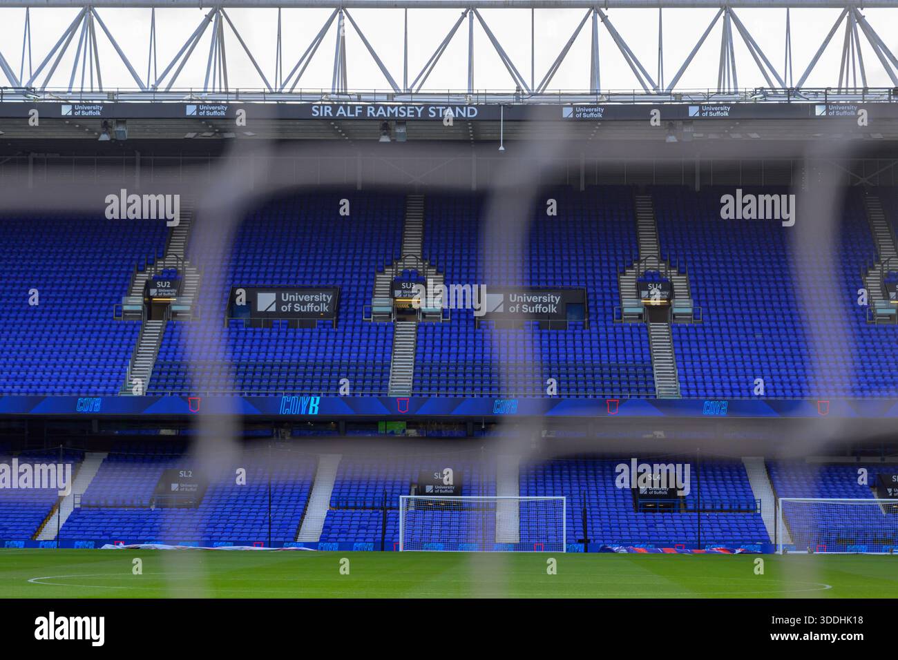 General view inside Portman Road before during the Sky Bet Championship ...