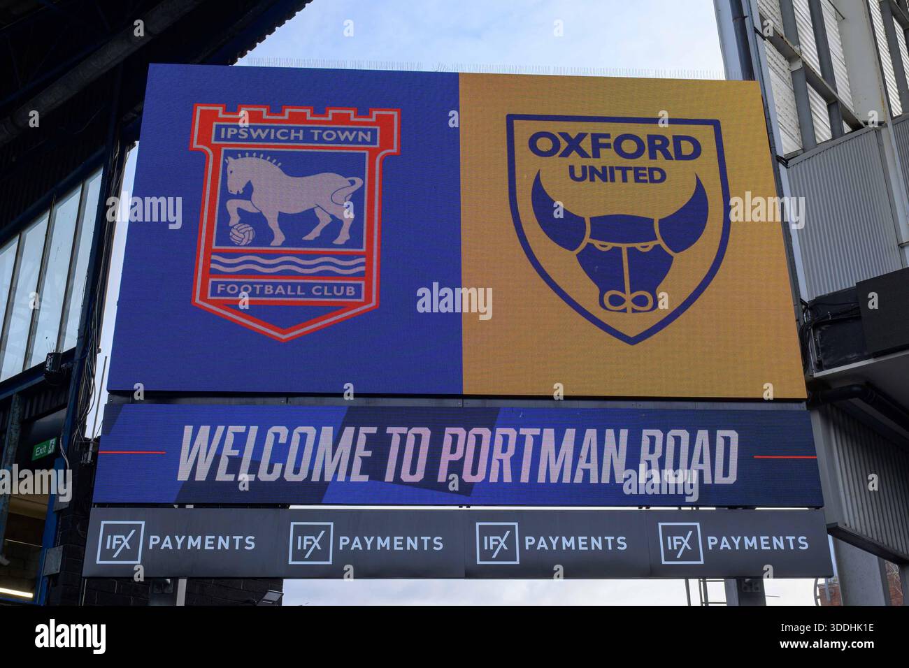 General view inside Portman Road before during the Sky Bet Championship ...
