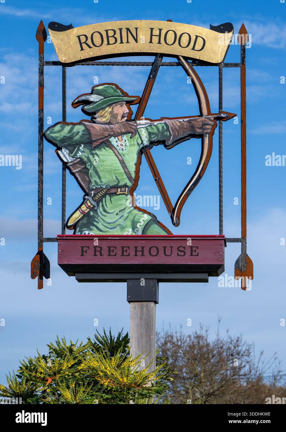 Robin hood freehouse hi-res stock photography and images - Alamy
