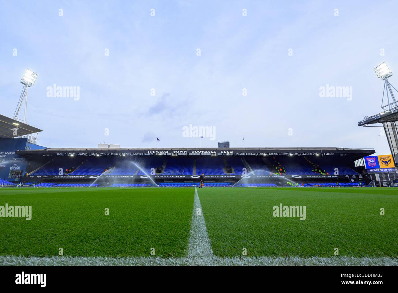 General view inside Portman Road before during the Sky Bet Championship ...