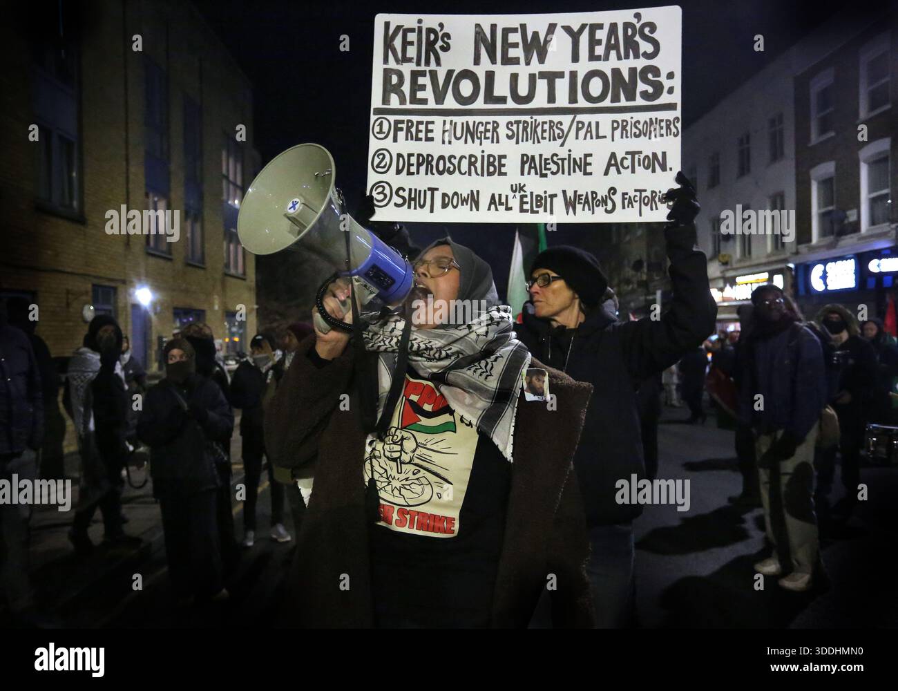 London, England, UK. 31st Dec, 2025. Hunger striker KAMRAN AHMED's ...