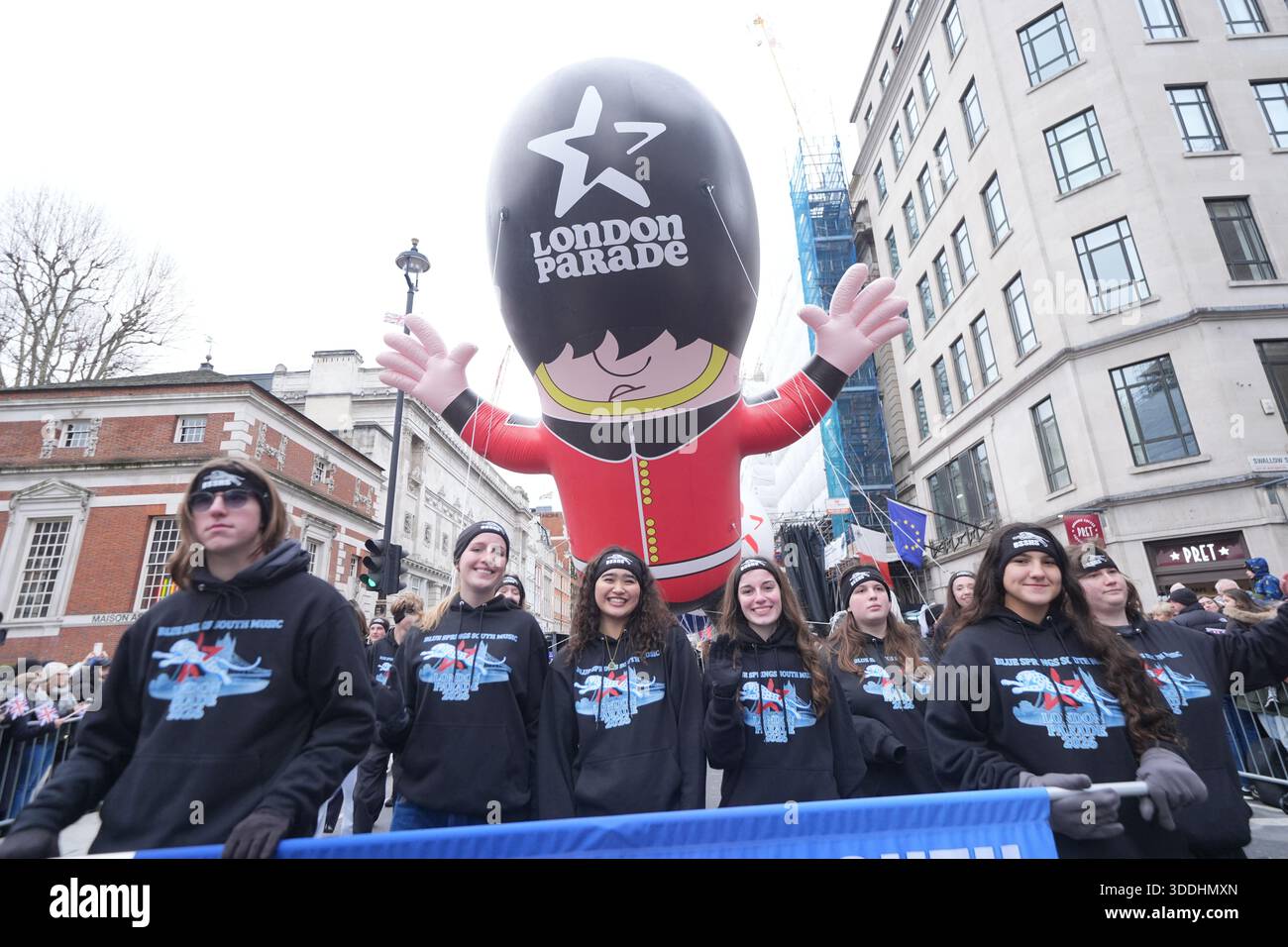 Performers during the New Year's Day Parade in central London. Picture ...