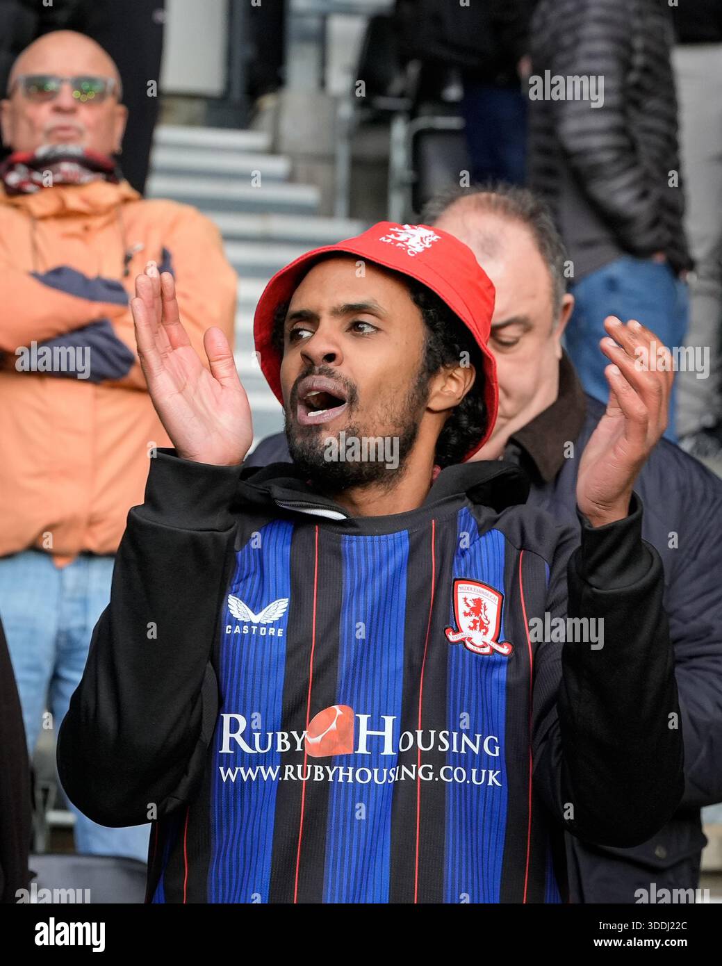 Middlesbrough fans prior to kick off during the Sky Bet Championship ...
