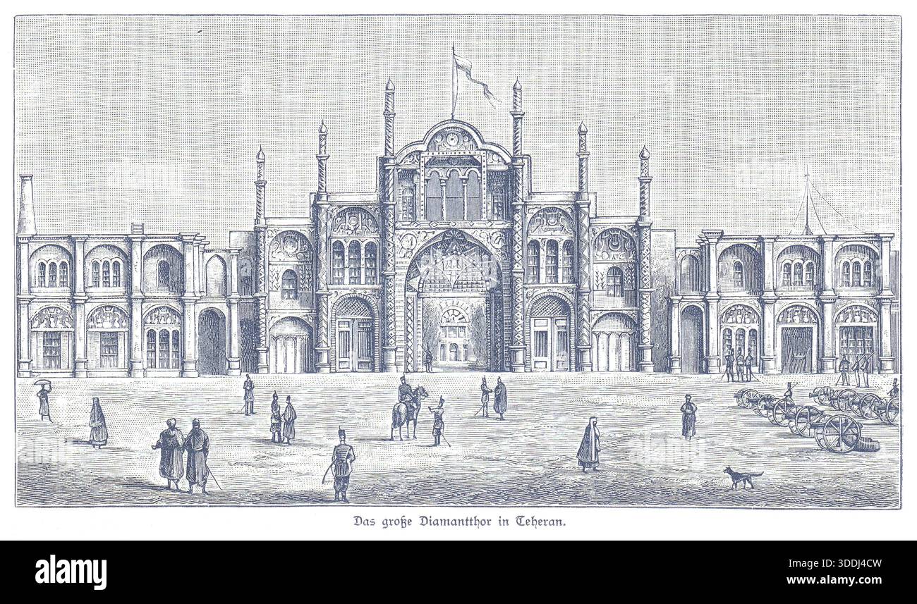 The Great Diamond Gate of Tehran: Historic Persian Architecture in the ...