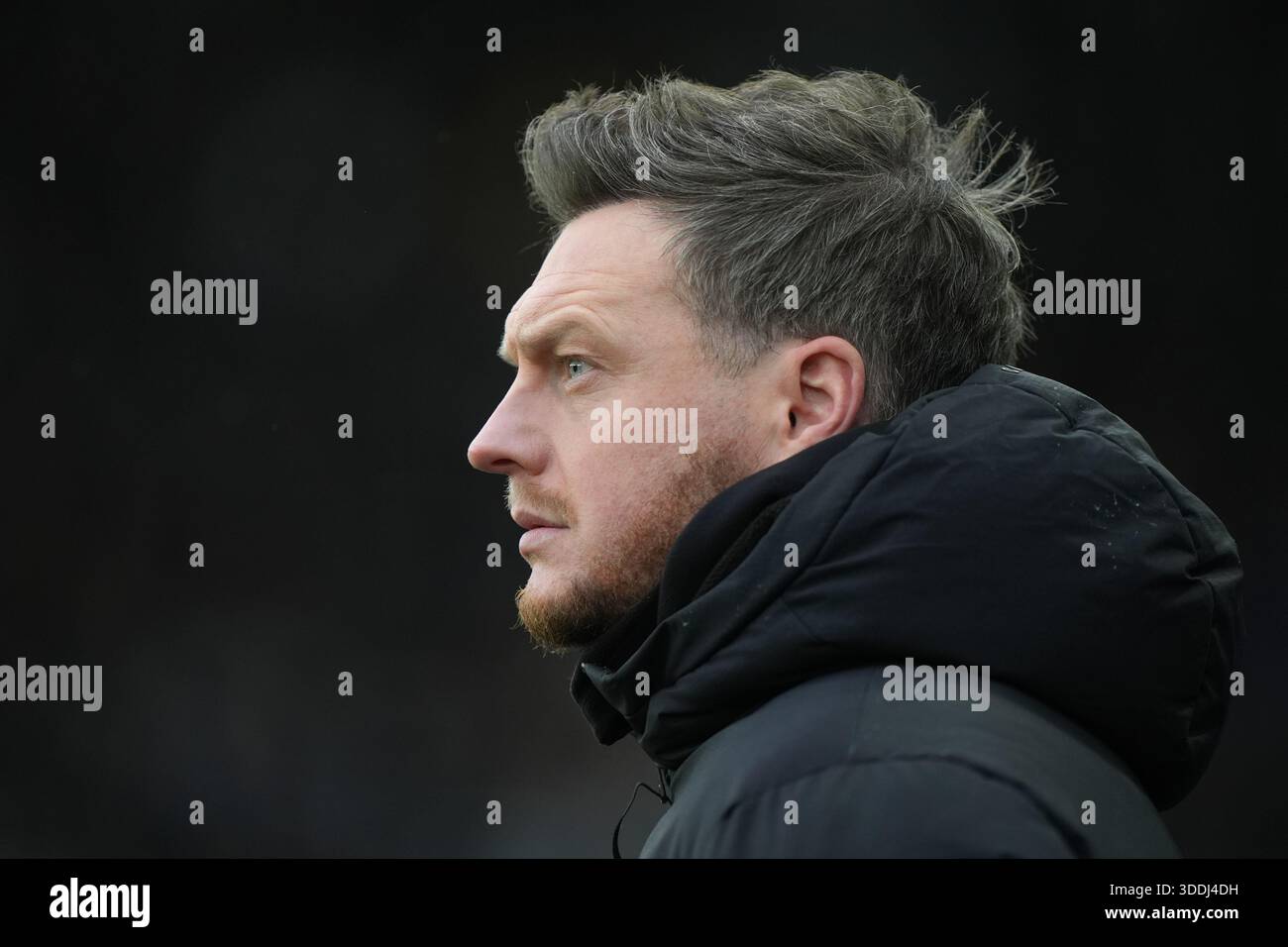 Middlesbrough manager Kim Hellberg during the Sky Bet Championship ...