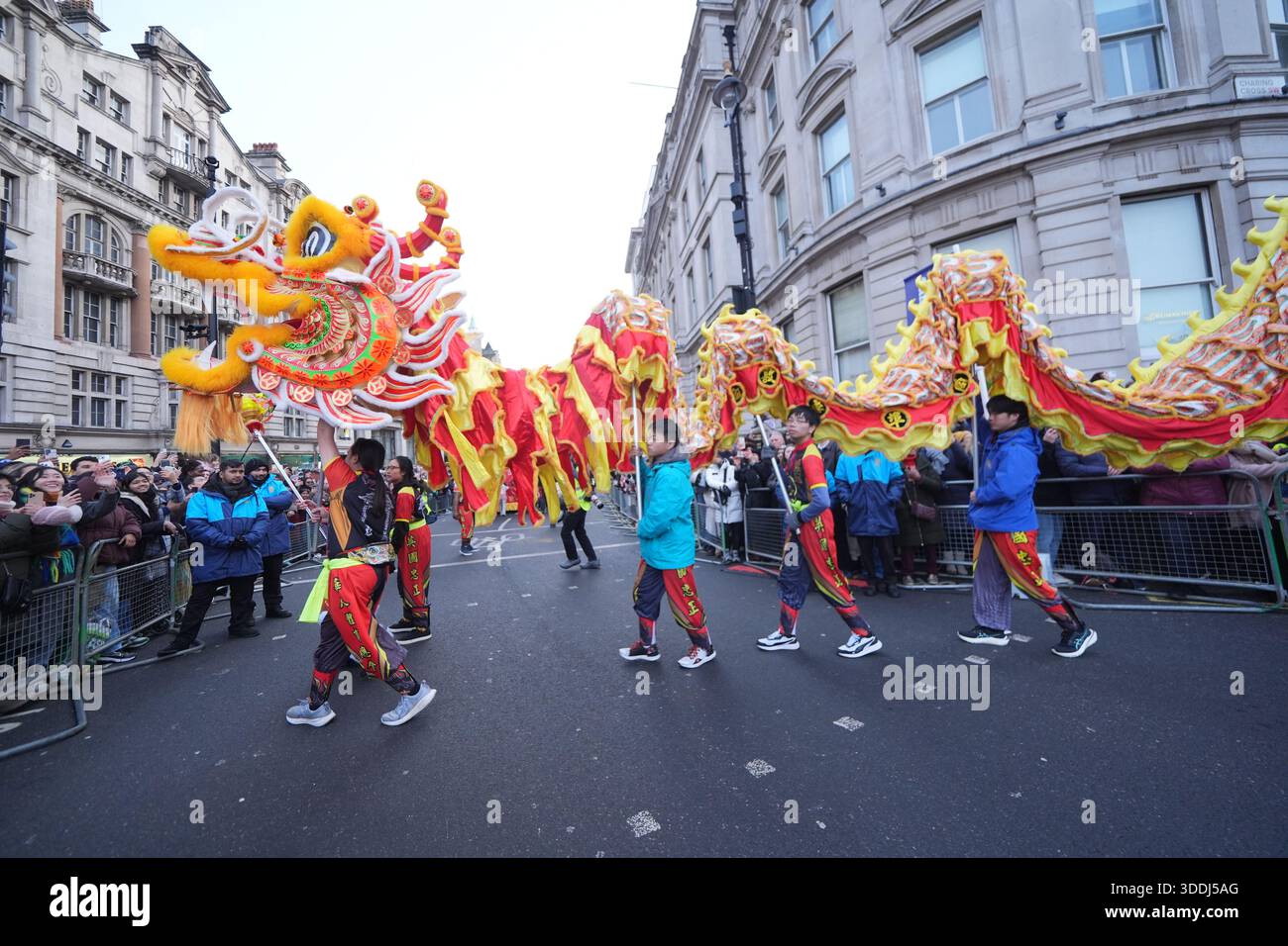Performers during the New Year's Day Parade in central London. Picture ...