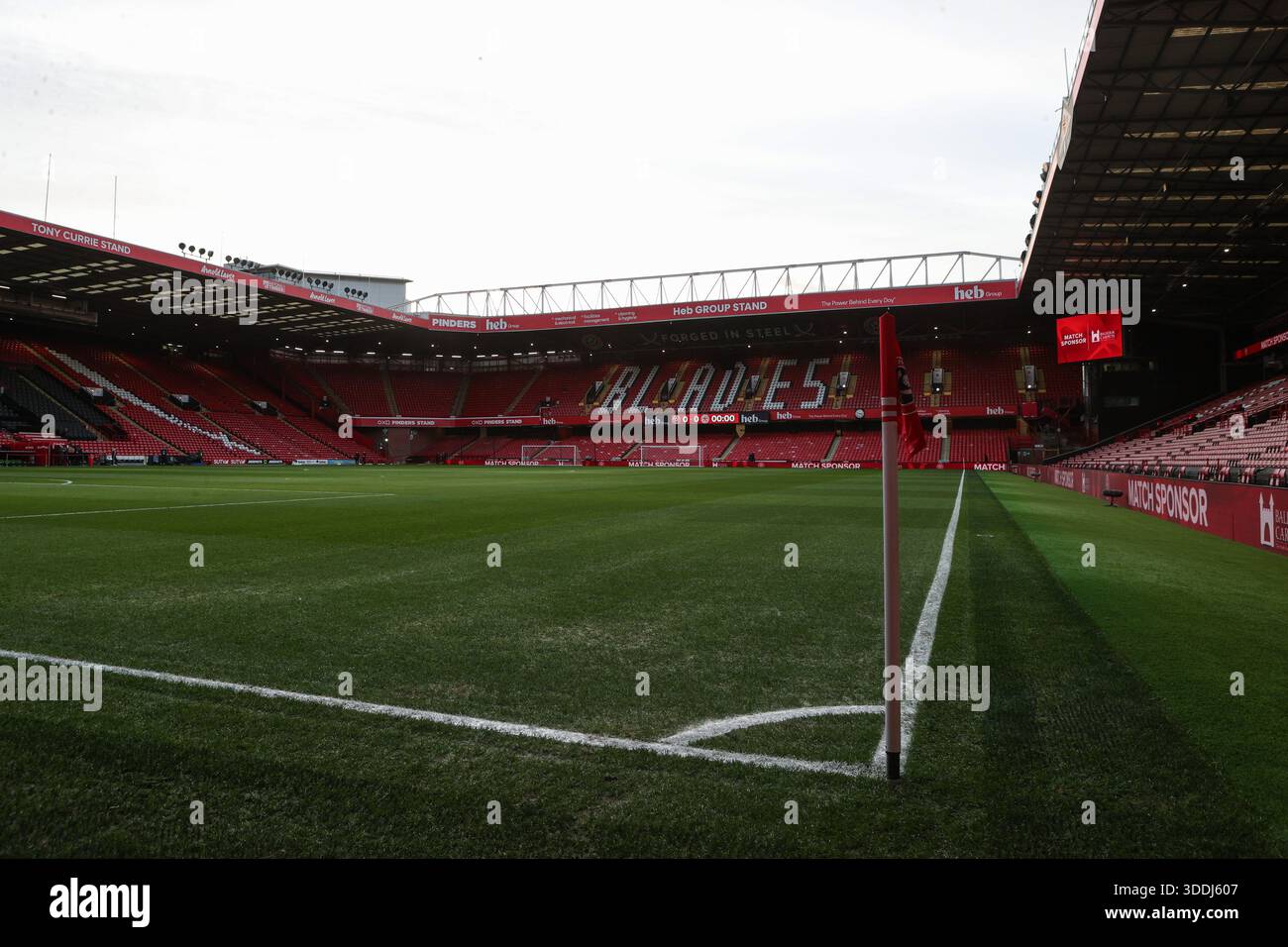 A general view of Bramall Lane ahead of the Sky Bet Championship match ...