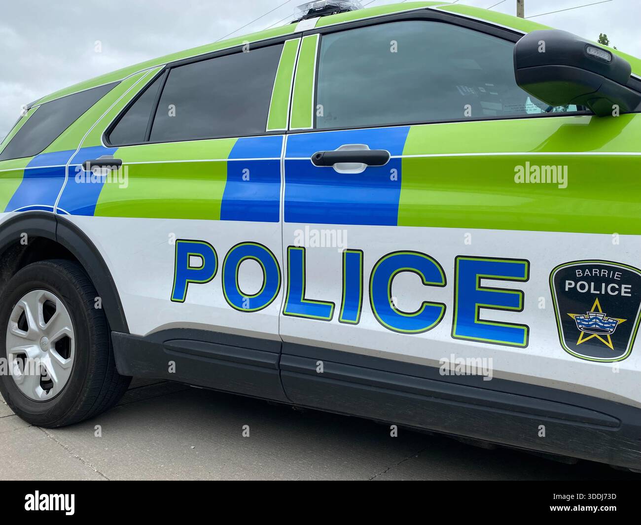 A Barrie Police Service cruiser is shown in Barrie, Ont., on Tuesday ...