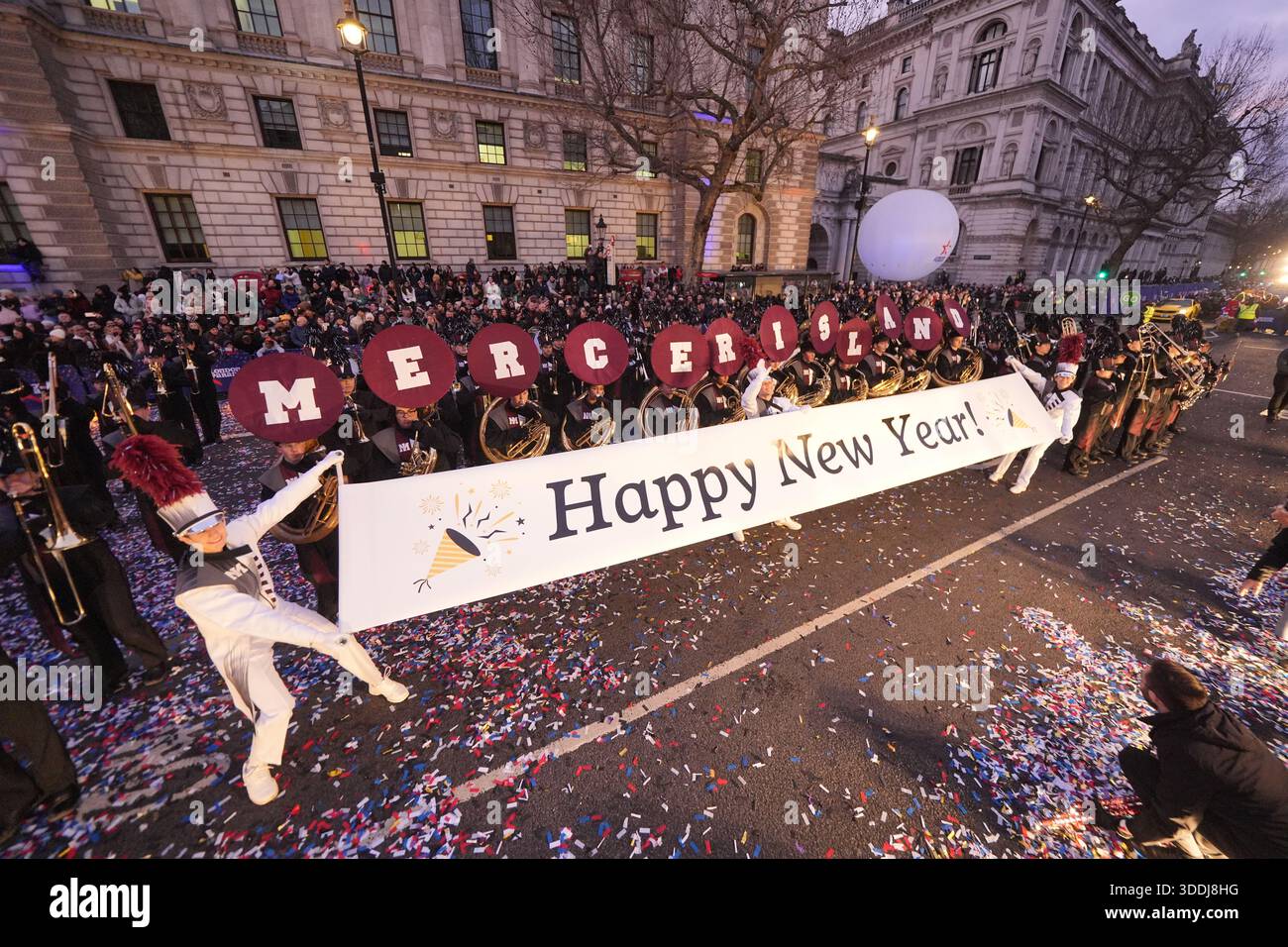 Performers during the New Year's Day Parade in central London. Picture ...