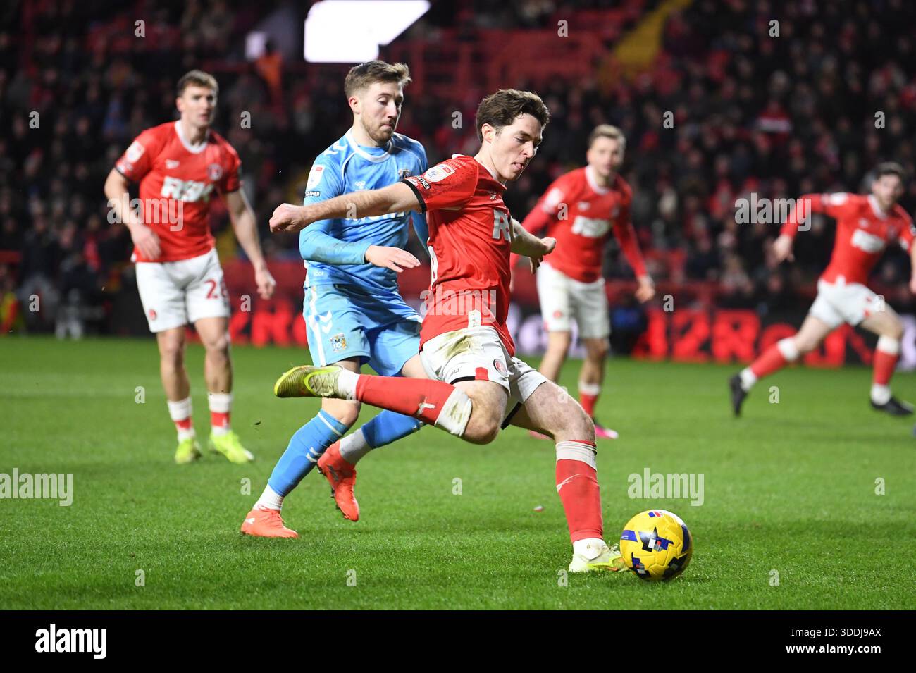 London, England. 1st Jan 2026. Conor Coventry shoots during the Sky Bet ...