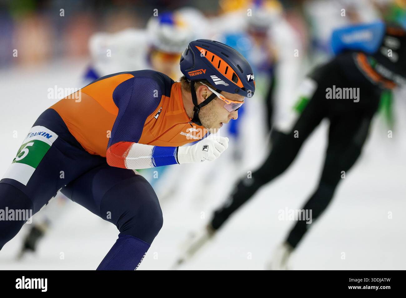 HEERENVEEN - Marcel Bosker in action during the Dutch Marathon Skating ...