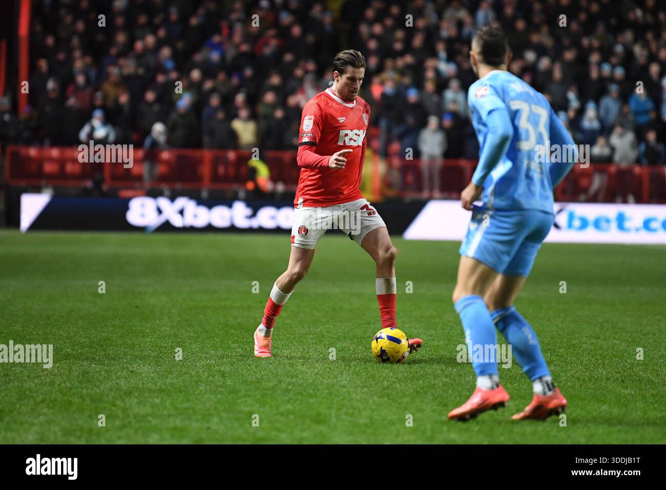 London, England. 1st Jan 2026. Reece Burke during the Sky Bet EFL ...