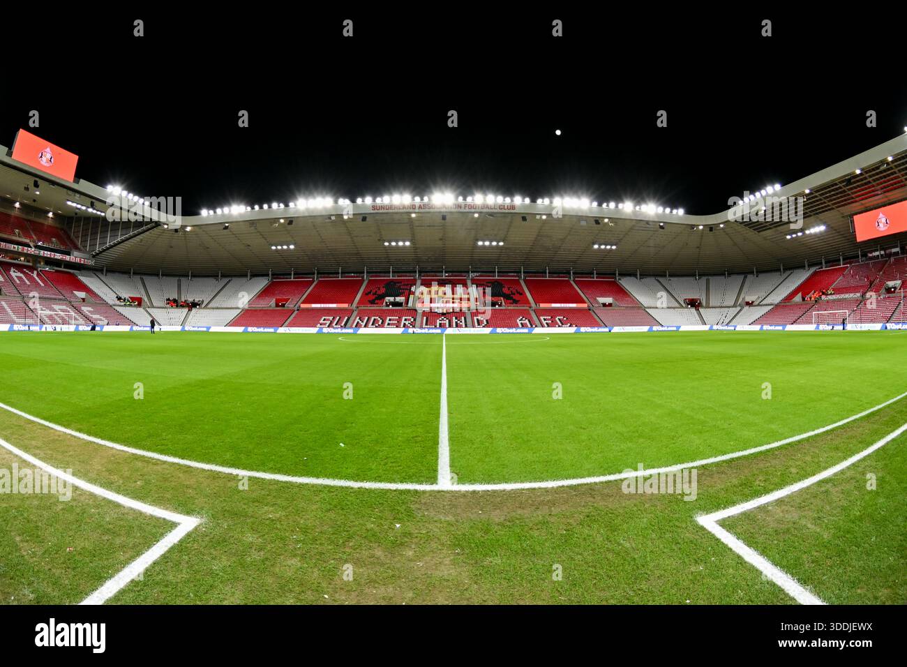 General View of the Stadium of Light during the Premier League match ...