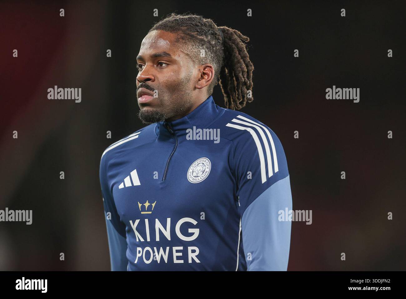 Jordan James during warm up during the Sky Bet Championship match ...