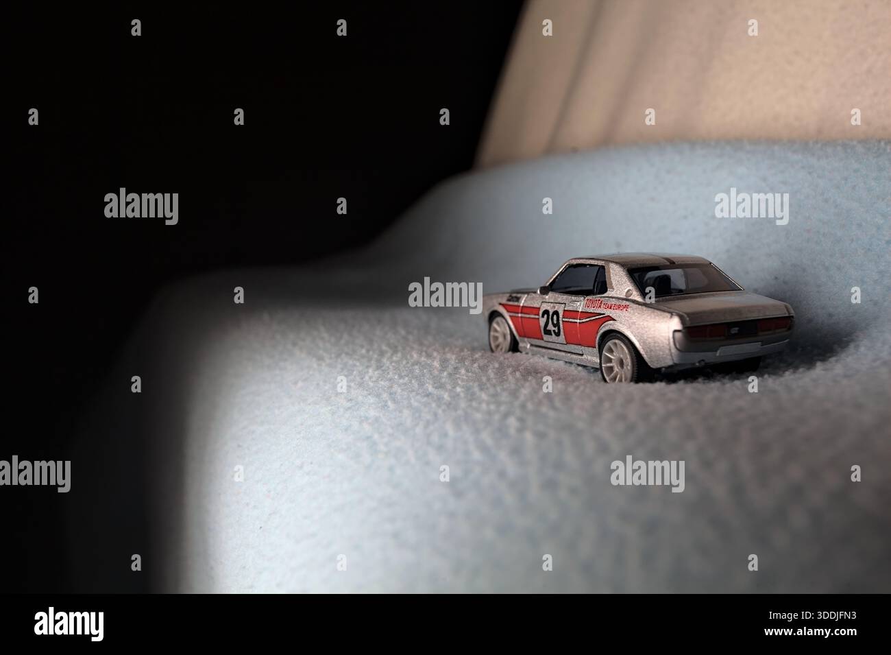 Mantova, Italy - 14TH DECEMBER 2025 - Majorette replica of a Toyota ...