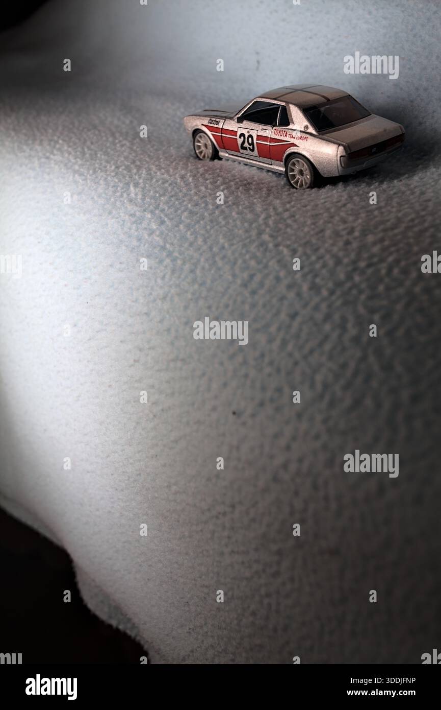 Mantova, Italy - 14TH DECEMBER 2025 - Majorette replica of a Toyota ...