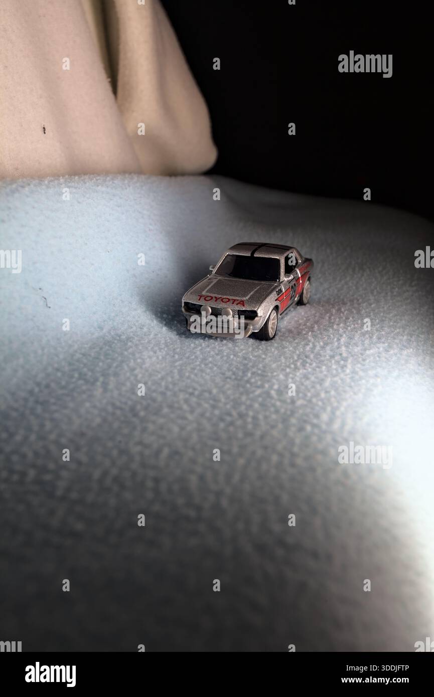 Mantova, Italy - 14TH DECEMBER 2025 - Majorette replica of a Toyota ...