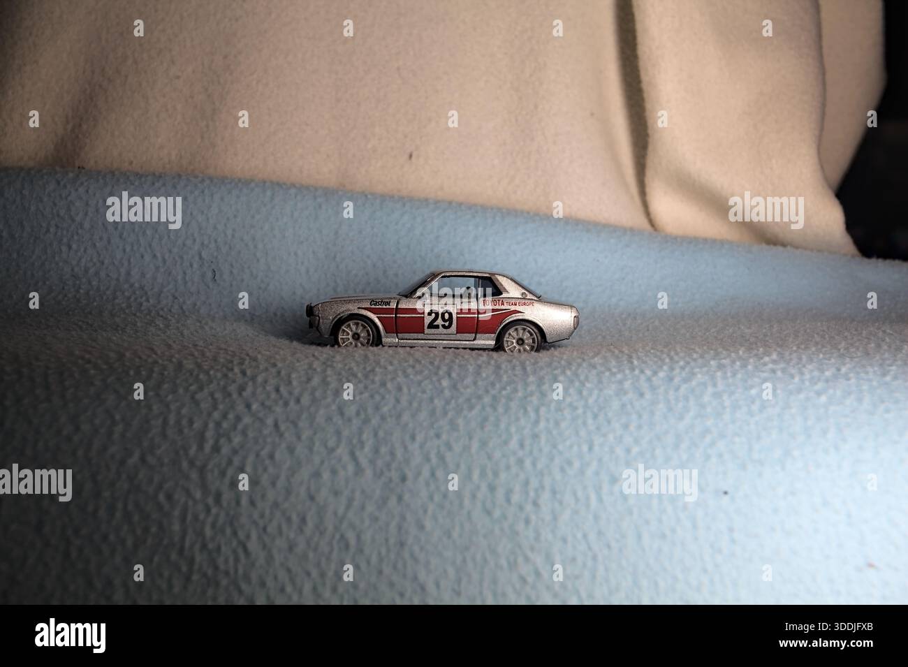 Mantova, Italy - 14TH DECEMBER 2025 - Majorette replica of a Toyota ...