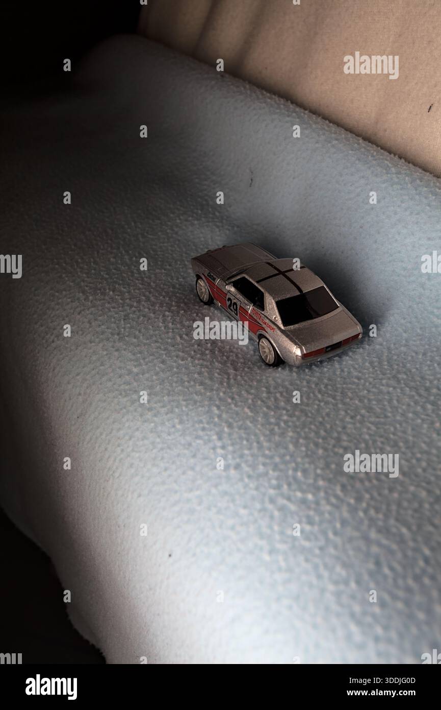 Mantova, Italy - 14TH DECEMBER 2025 - Majorette replica of a Toyota ...