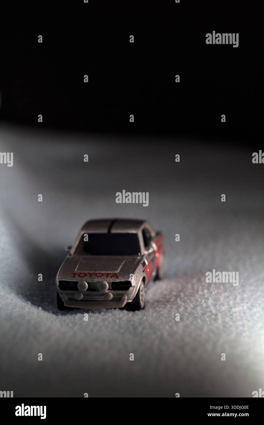 Mantova, Italy - 14TH DECEMBER 2025 - Majorette replica of a Toyota ...