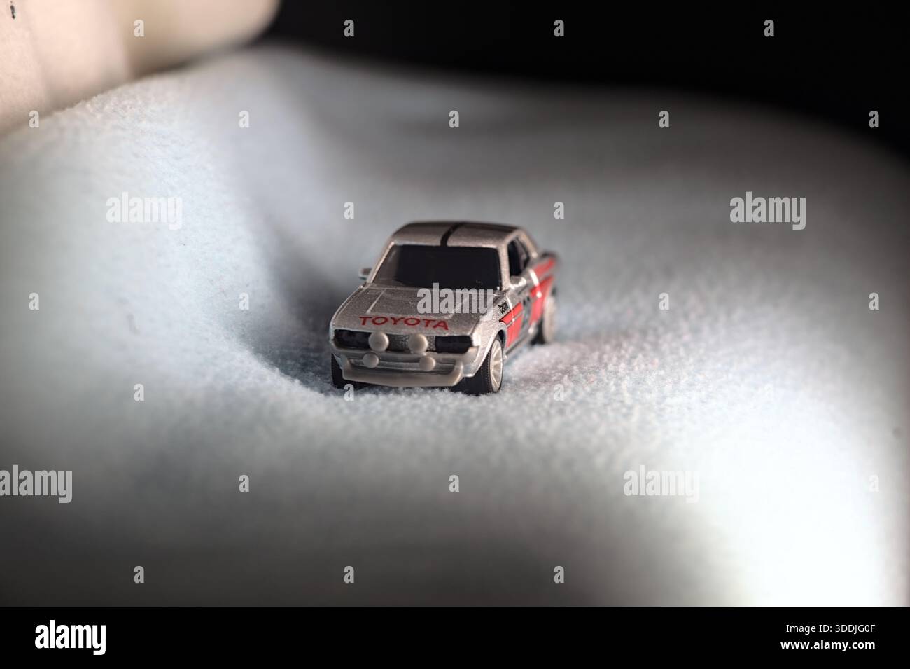 Mantova, Italy - 14TH DECEMBER 2025 - Majorette replica of a Toyota ...
