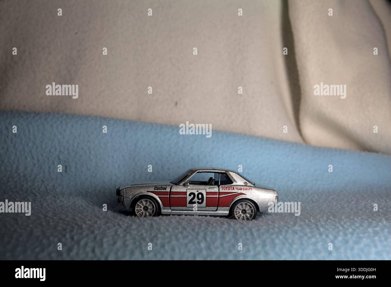 Mantova, Italy - 14TH DECEMBER 2025 - Majorette replica of a Toyota ...
