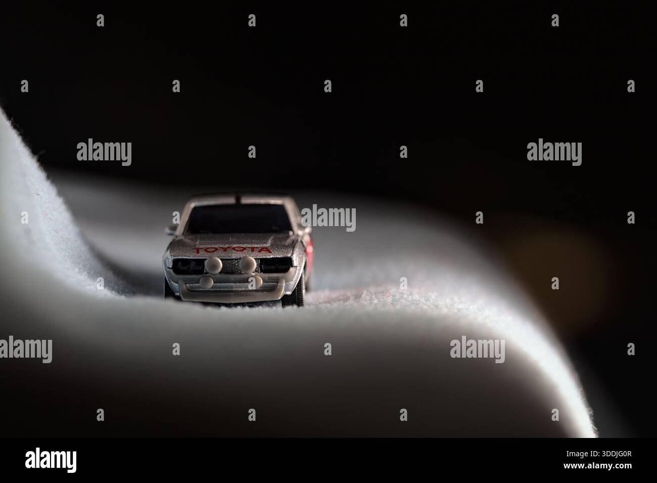 Mantova, Italy - 14TH DECEMBER 2025 - Majorette replica of a Toyota ...
