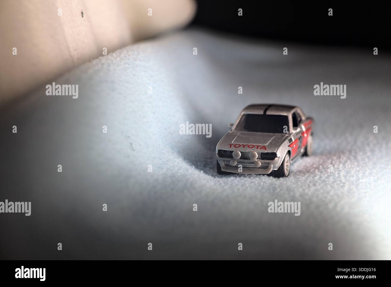 Mantova, Italy - 14TH DECEMBER 2025 - Majorette replica of a Toyota ...