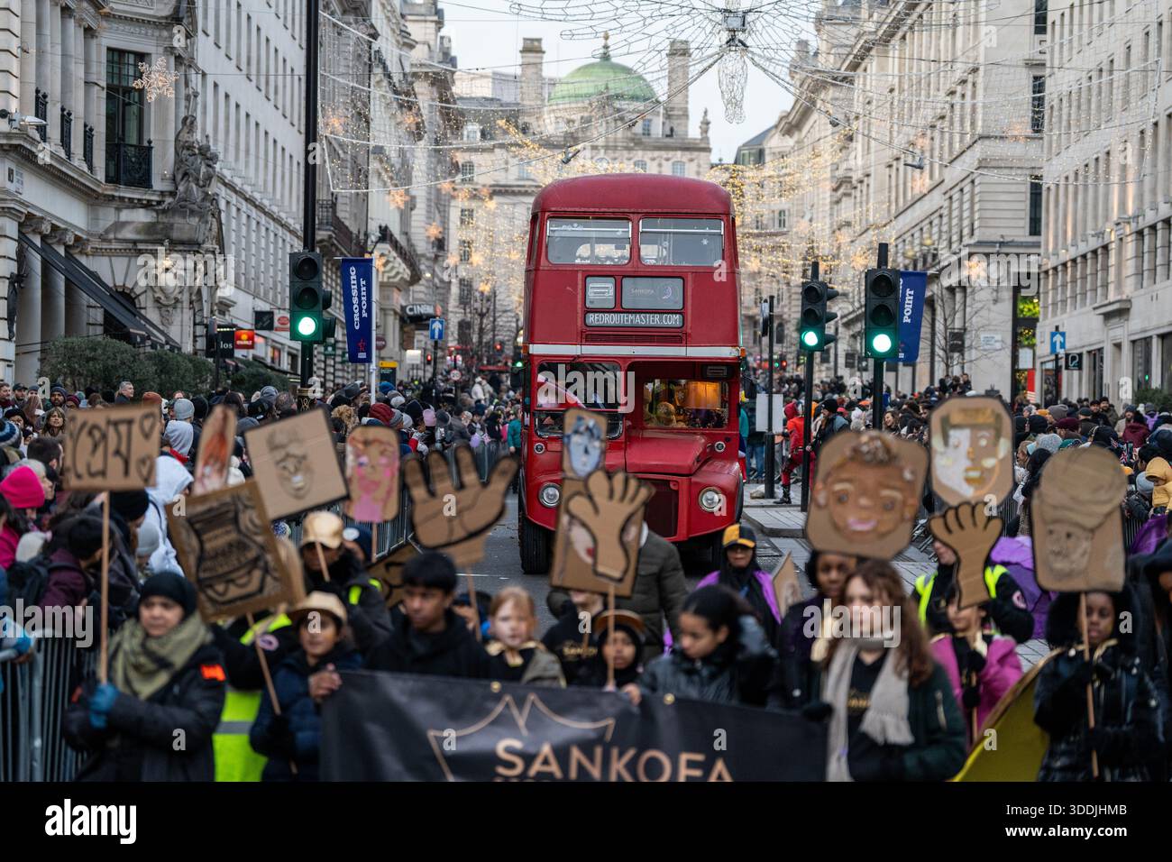 Performers in the 2026 London New Years Parade on January 1, 2026 in ...