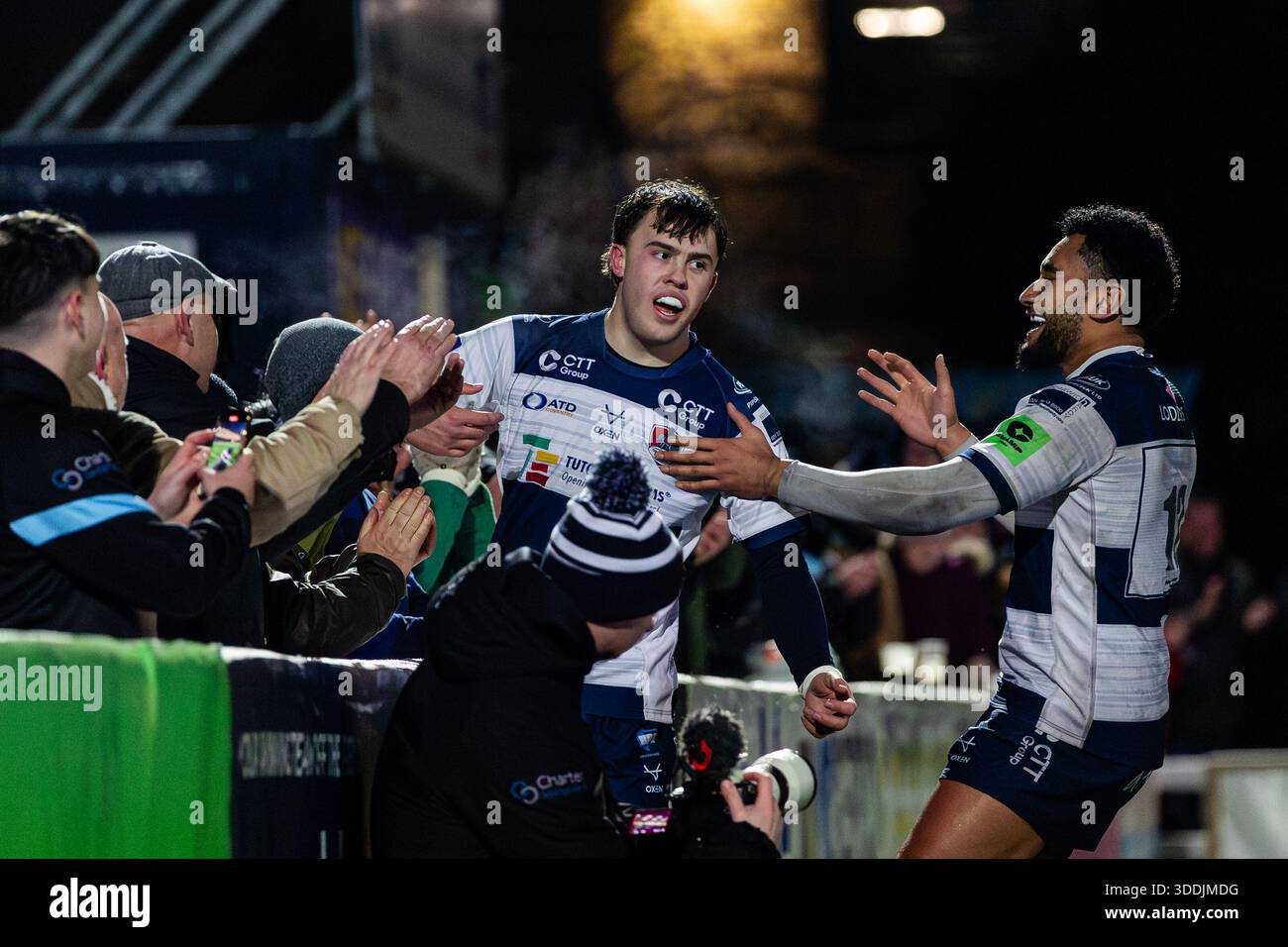 Coventry, England, UK, 1 January 2026. Ewan Baker of Coventry Rugby ...