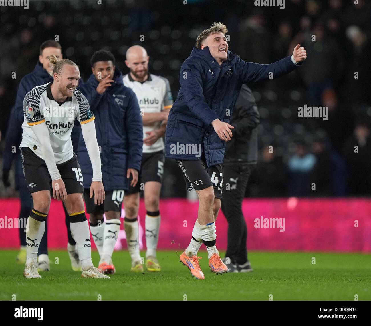 Derby County's Bobby Clark after the final whistle of the Sky Bet ...