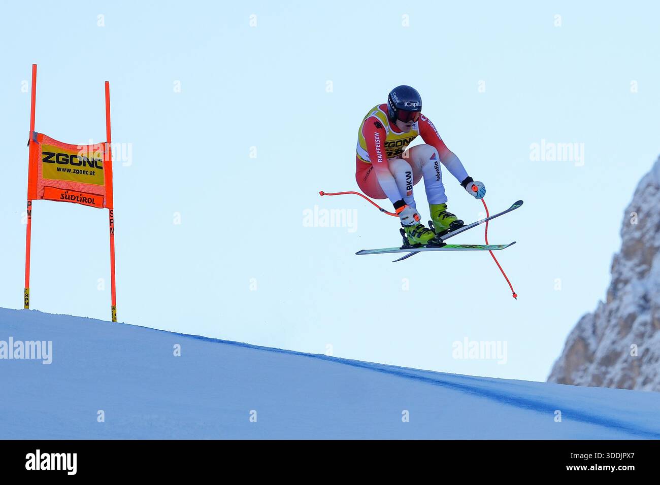 Stefan Rogentin from Switzerland competes during AUDI FIS Ski World Cup ...