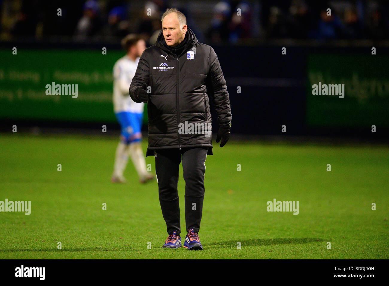Barrow Interim manager Neil McDonald during the Sky Bet League 2 match ...