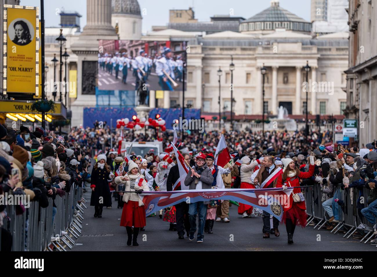 Performers in the 2026 London New Years Parade on January 1, 2026 in ...