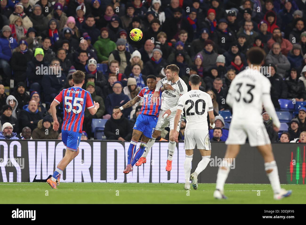 1st January 2026; Selhurst Park, Selhurst, London, England; Premier ...